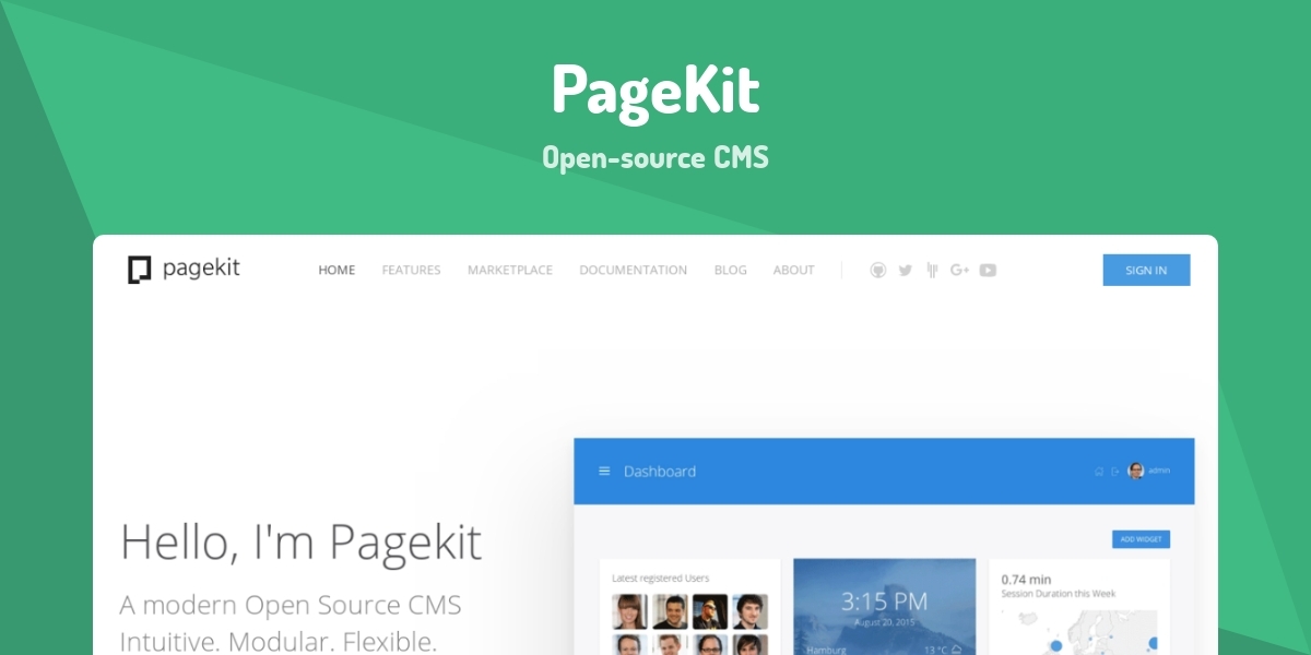 Pagekit Open Source Cms Made With Vuejs